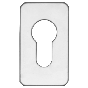ASEC Self Adhesive 35mm x 60mm Small Euro Escutcheon